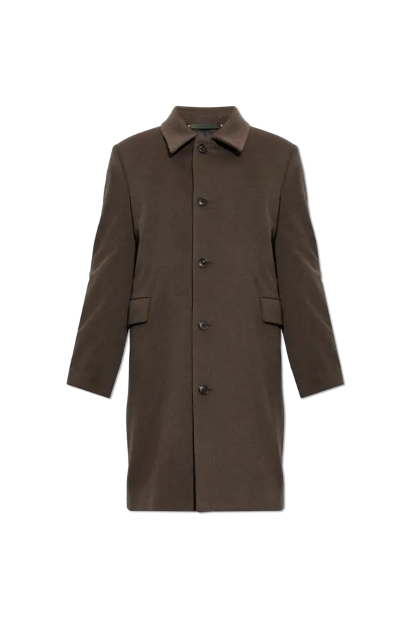 Paul Smith Single-vent Wool Coat - Brown