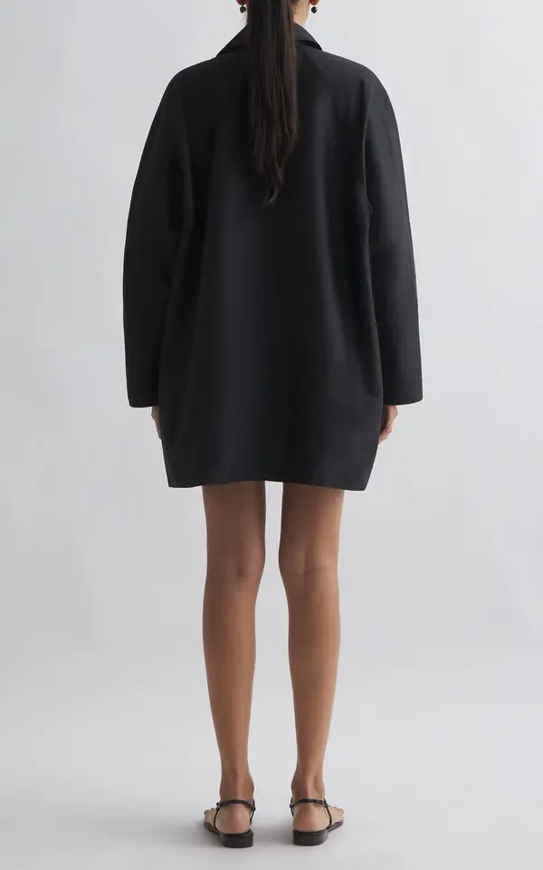 Chan Luu Techno Taffeta Short Trench