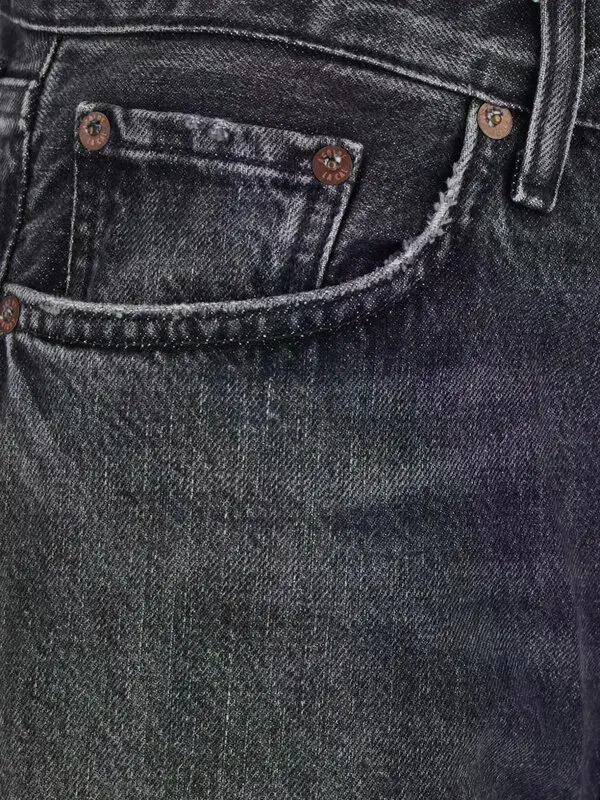 AGOLDE Lana Faded Straight-leg Jeans