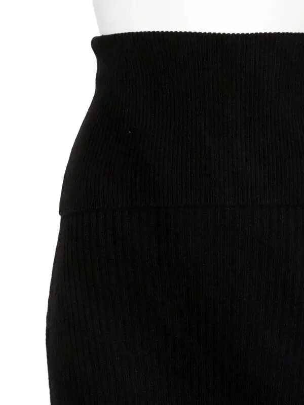 IRO PARIS Christy Ribbed-knit Midi Skirt