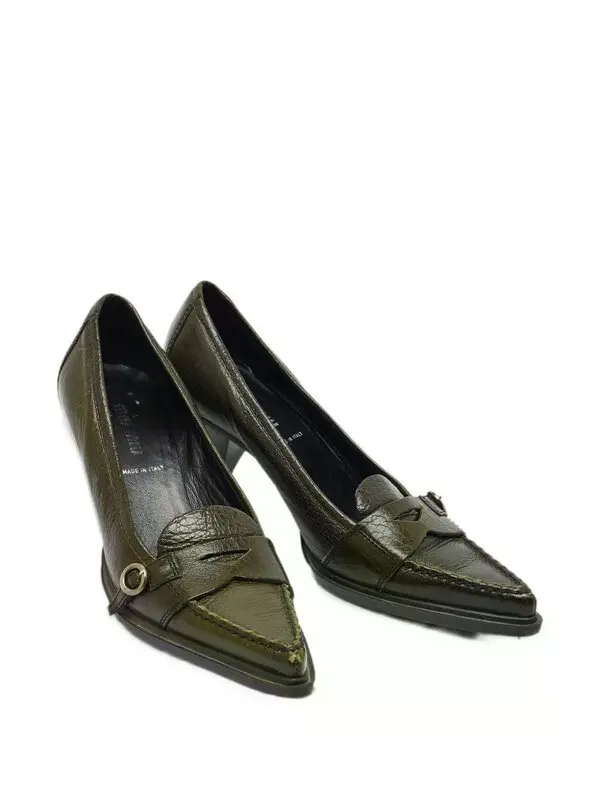Miu Miu Pointed-toe Loafer Pumps