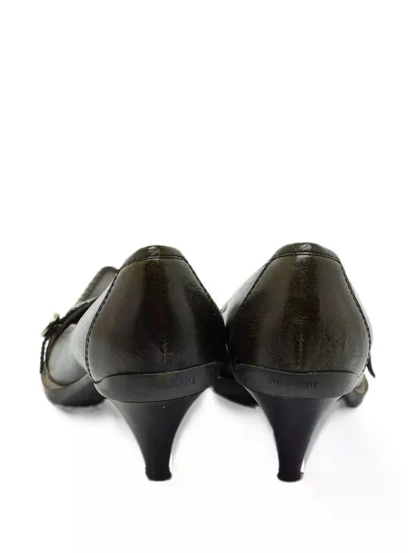 Miu Miu Pointed-toe Loafer Pumps