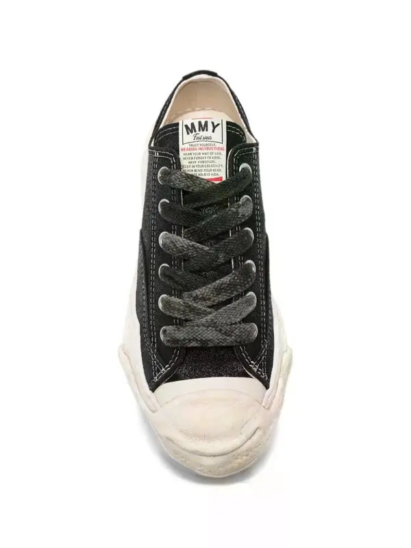 Mihara Yasuhiro Hank Og Sole Waxed Low-top Sneakers