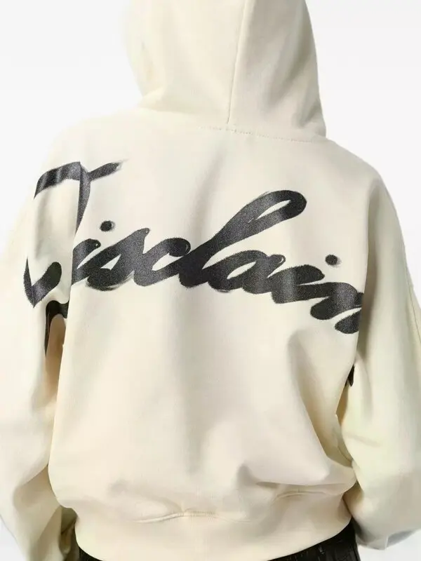 DISCLAIMER Logo-print Drawstring Hoodie