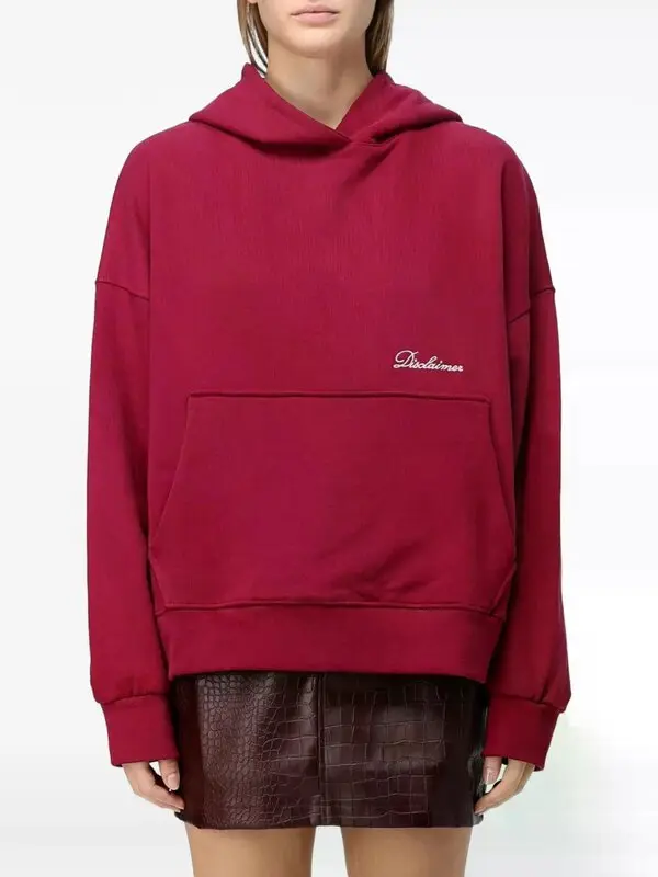 DISCLAIMER Logo-embroidered Hoodie
