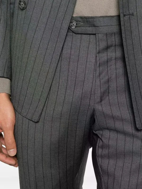 EPOCA Pinstripe-pattern Double-breasted Suit