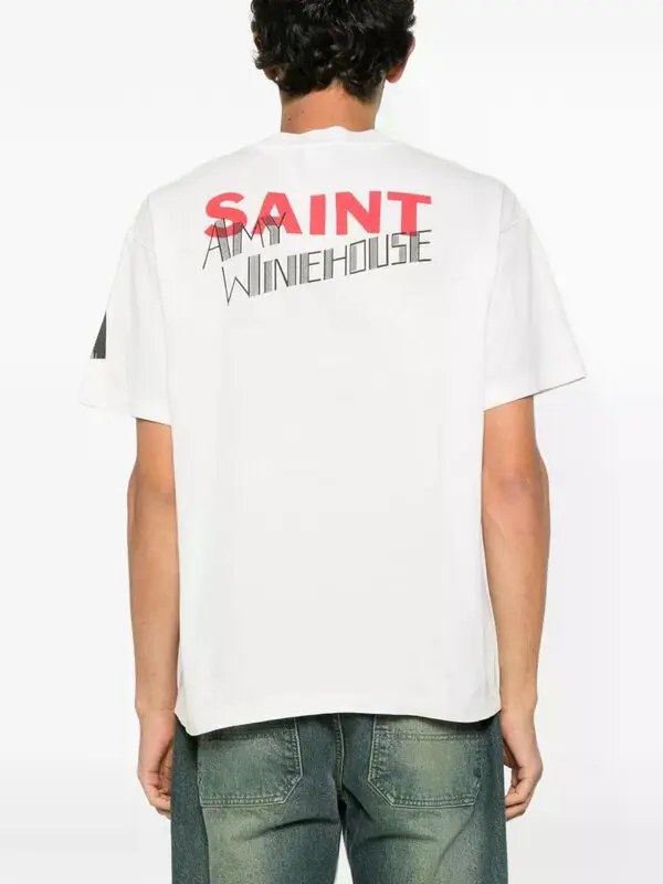 SAINT MXXXXXX X Amy Winehouse Graphic-print T-shirt