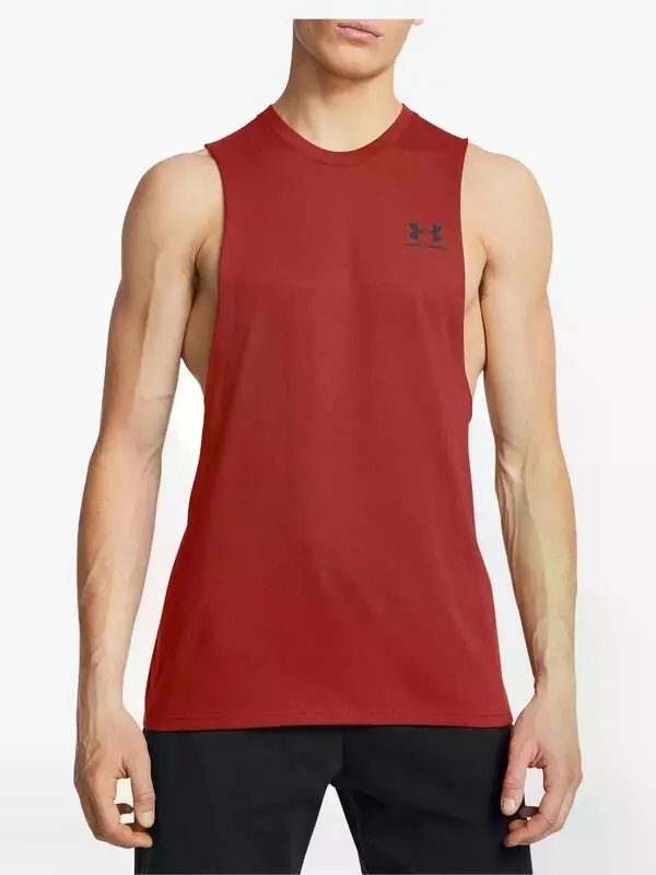 Under Armour Logo-print Cut-off Tank Top
