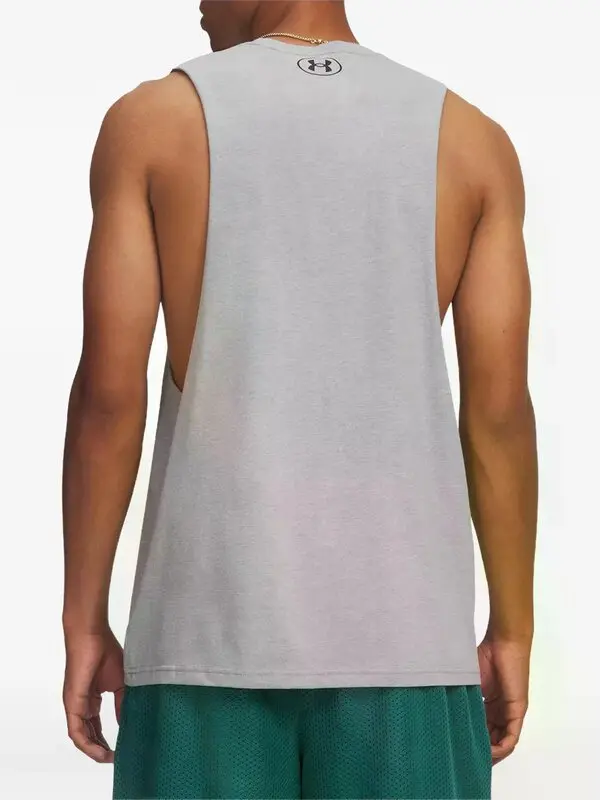 Under Armour Logo-print Cut-off Tank Top