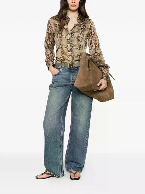 ROBERT FRIEDMAN Agata Animal-print Shirt