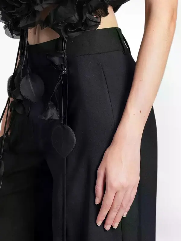 Giuseppe Di Morabito Floral-appliqué Cropped Top