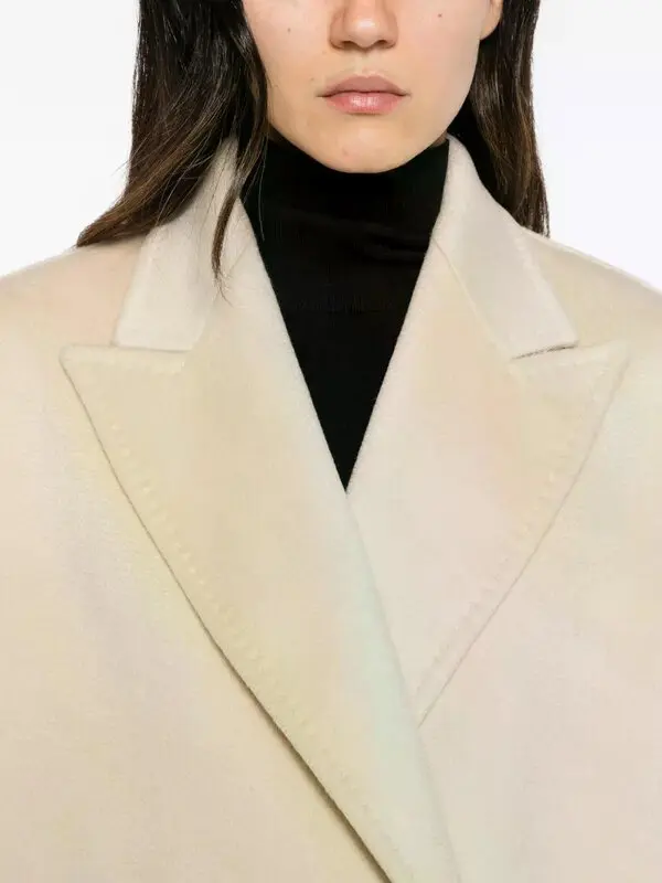 Max Mara Double-breasted Peaked-lapel Coat