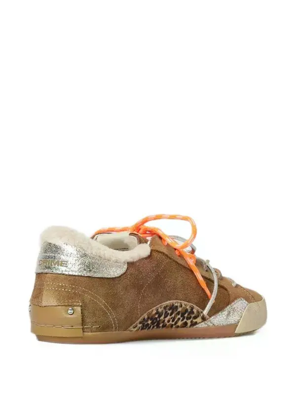 CRIME LONDON Shearling-lined Sneakers