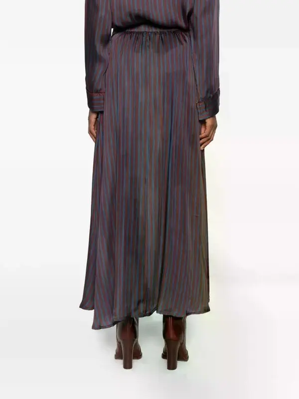 MAISON HOTEL Dreams Tana Striped Maxi Skirt