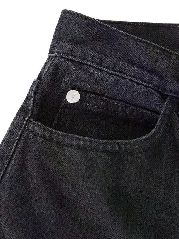 STEL Split-hem Frayed Jeans