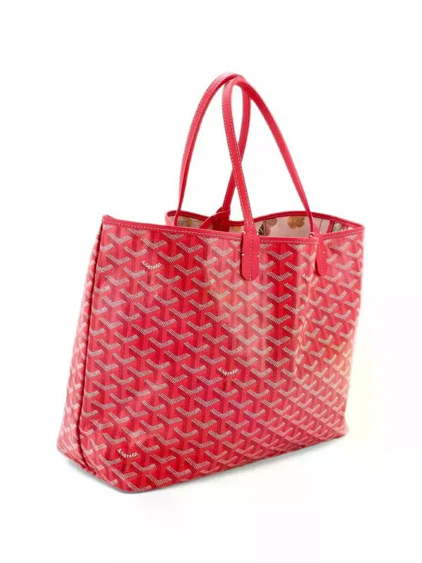 Goyard Saint Louis Reversible Coated Canvas And Printed Canvas Pm Tote Bag