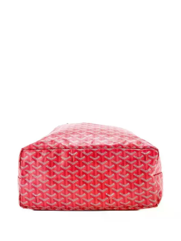 Goyard Saint Louis Reversible Coated Canvas And Printed Canvas Pm Tote Bag