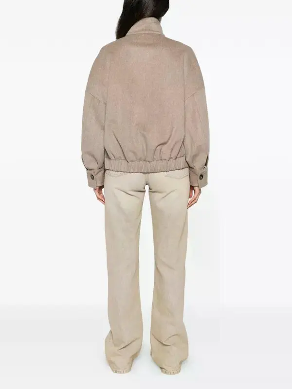 Alberto Biani High-neck Flap-pocket Jacket