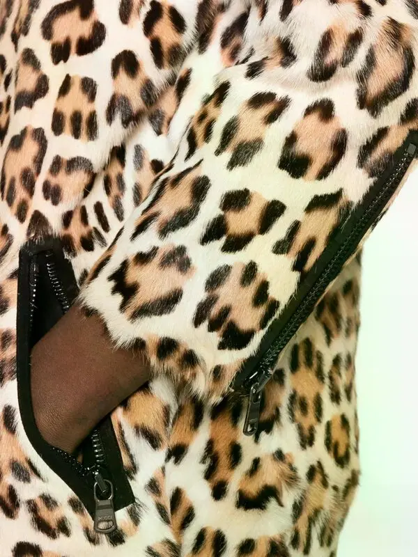 Emilio Pucci Leopard-print Zip-up Coat