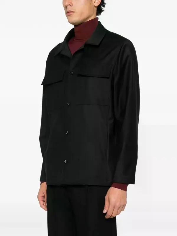 ERALDO Button-fastening Chest-pocket Jacket