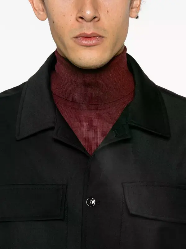 ERALDO Button-fastening Chest-pocket Jacket