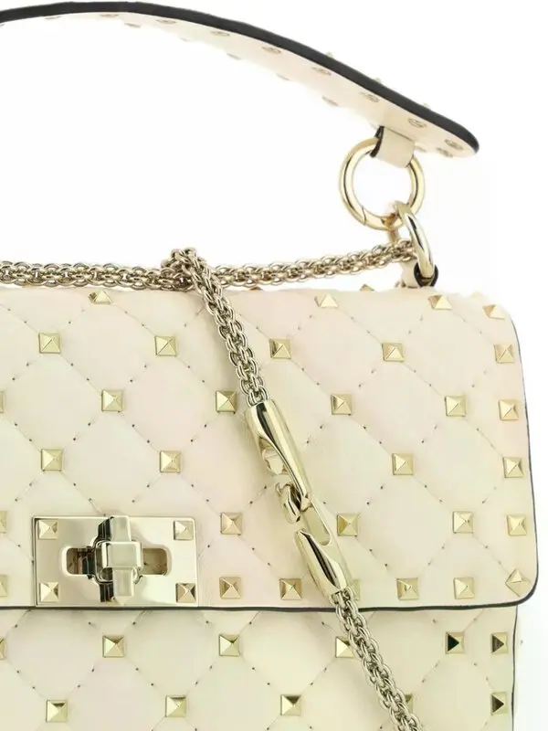 Valentino Garavani Rockstud Spike Matelassé Shoulder Bag