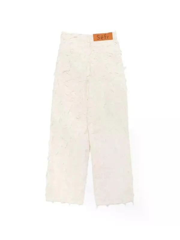 Séfr Loose Cut Distressed-finish Jeans