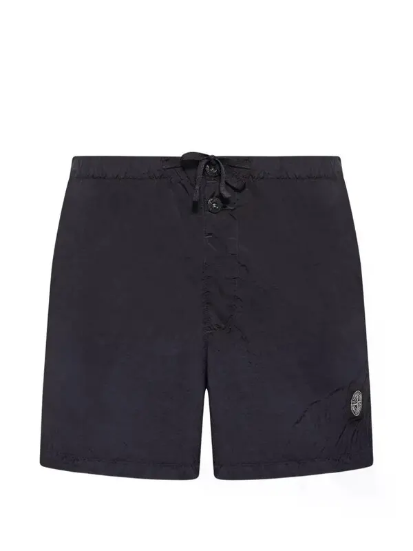 Stone Island B100003 Nylon-metal In Econyl® Swim Shorts - Black