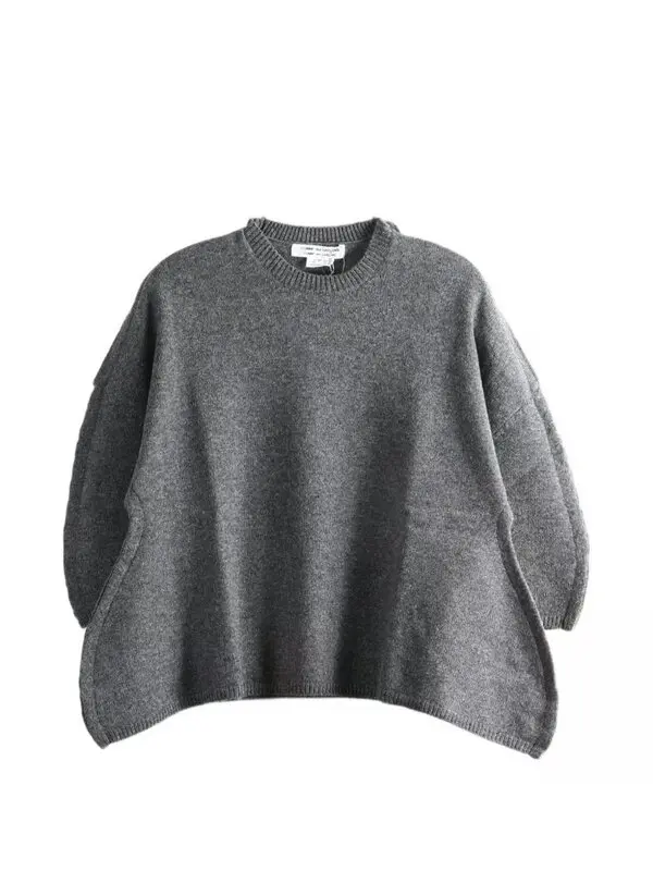Comme Des Garçons Asymmetric-hem Sweater