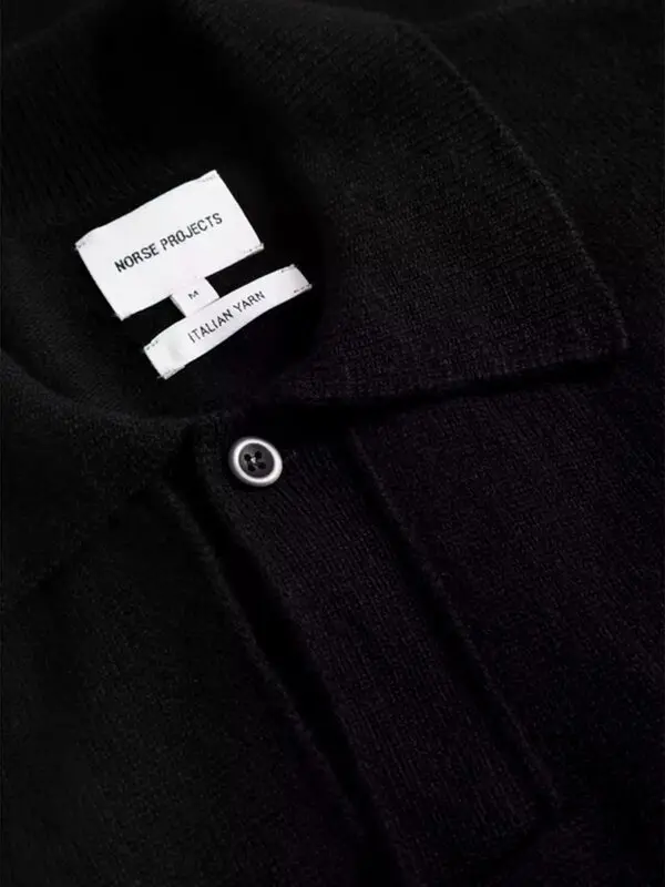 Norse Projects Knitted Long-sleeve Polo Shirt