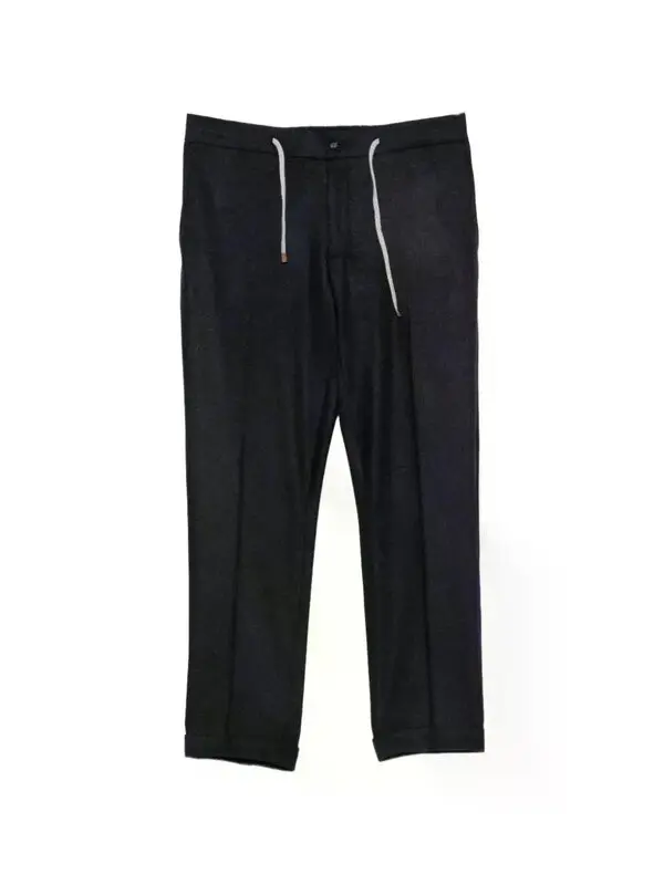 BARBA NAPOLI Drawstring-waistband Tailored Trousers