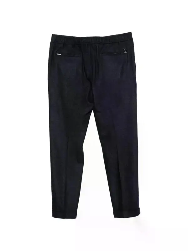 BARBA NAPOLI Drawstring-waistband Tailored Trousers