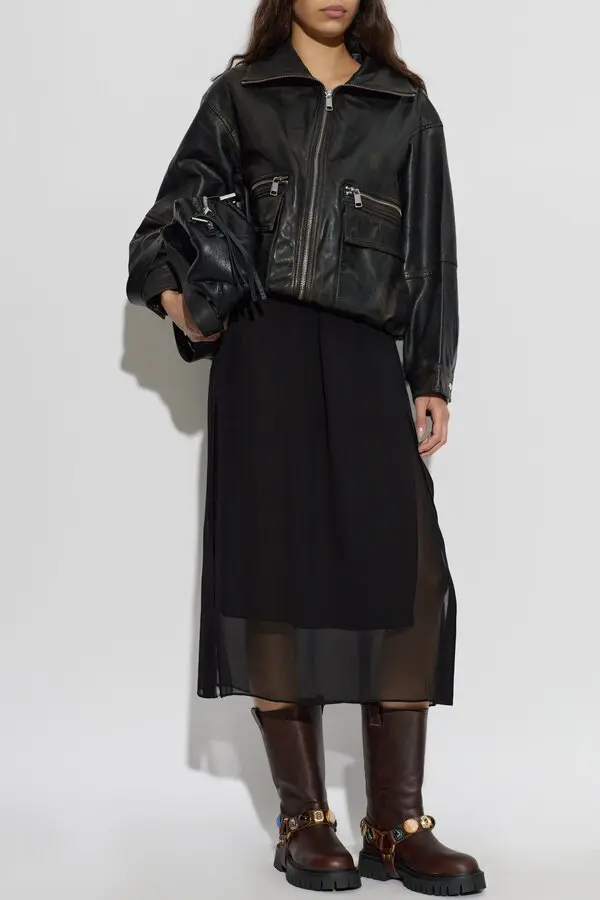 Kurt Geiger Loulou Harness Biker’ Ankle Boots