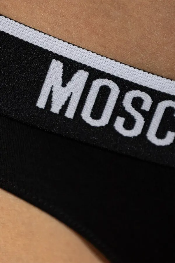 Moschino Three-pack Briefs With Logo