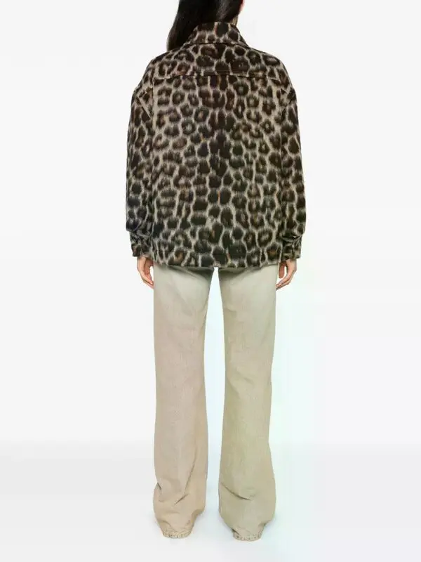 Alberto Biani Leopard-print Wool Jacket