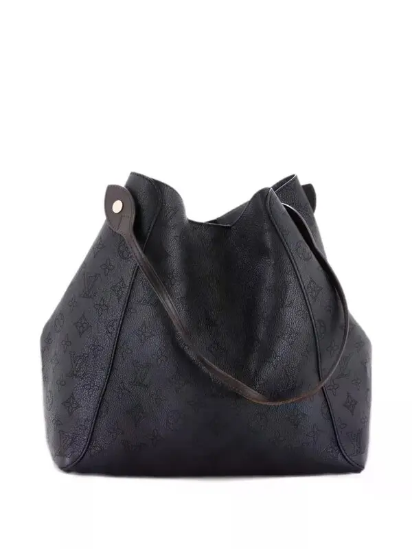 LOUIS VUITTON Hina Handbag Mahina Leather Mm Shoulder Bag