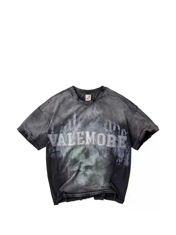 VALE FOREVER Distressed Graphic-print T-shirt