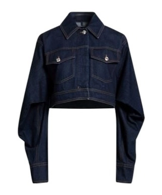 Sportmax Denim Outerwear - Black