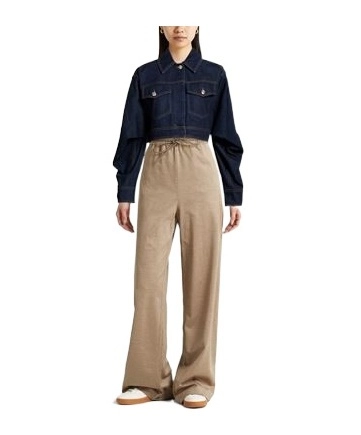 Sportmax Denim Outerwear - Black