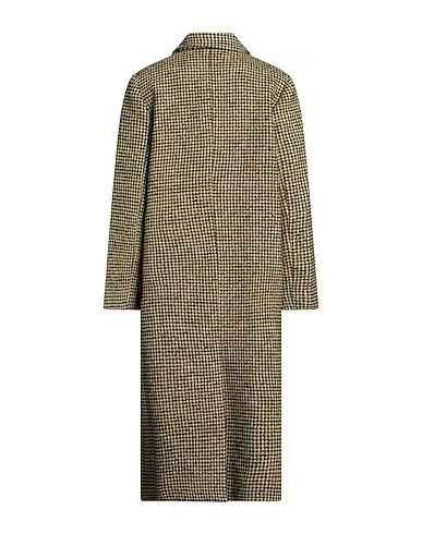 GANNI Plaid Double-breasted Coat