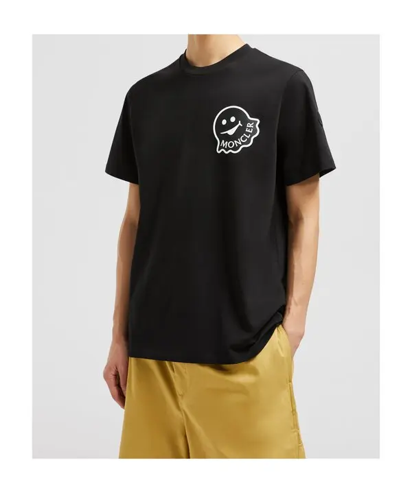 Moncler Logo Printed Crewneck T-shirt