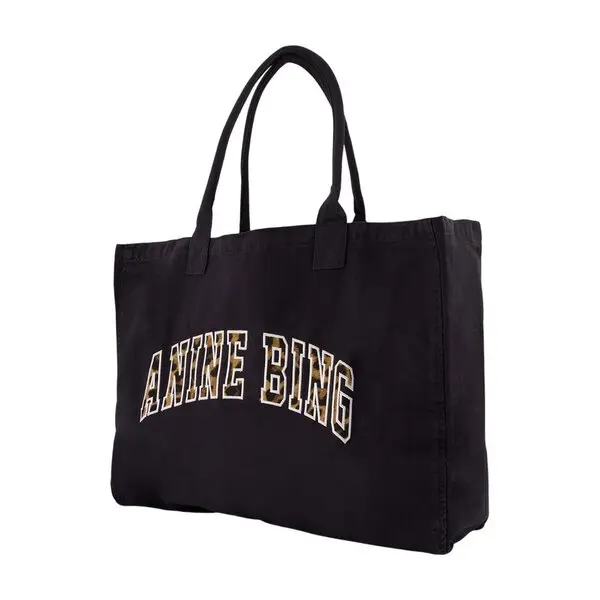 ANINE BING Leo Canvas Tote