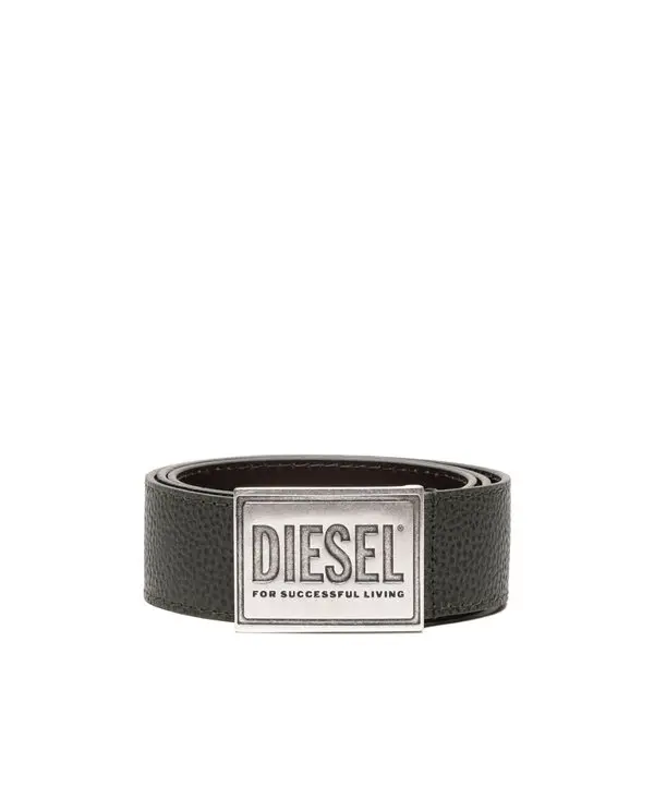 DIESEL® Logo Belt - Black