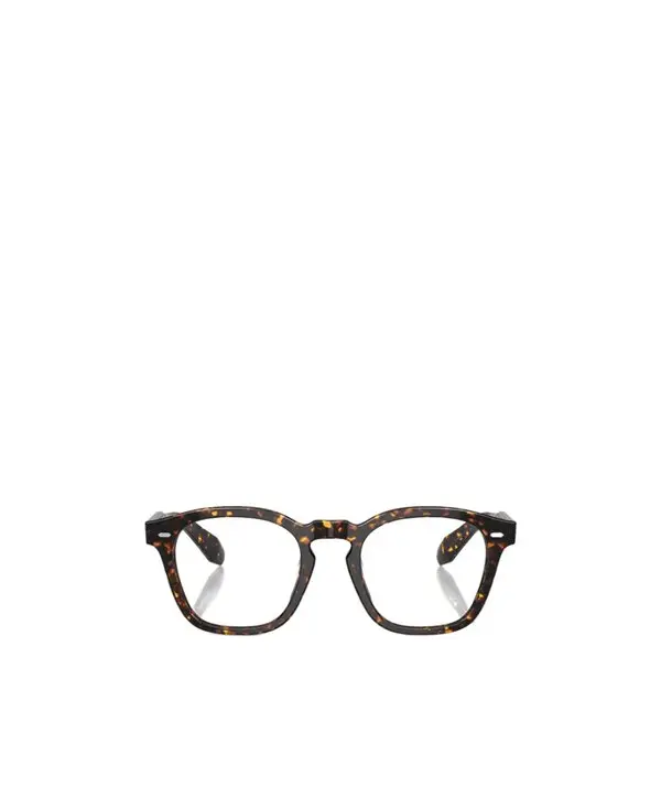 Oliver Spencer N03 Square-frame Glasses - Black