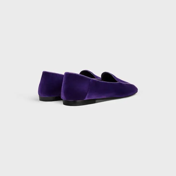 Celine Aura Loafer In Velvet
