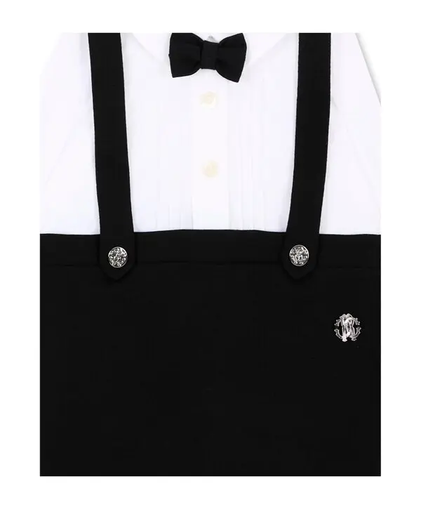Roberto Cavalli Bow Tie Collared Onesie