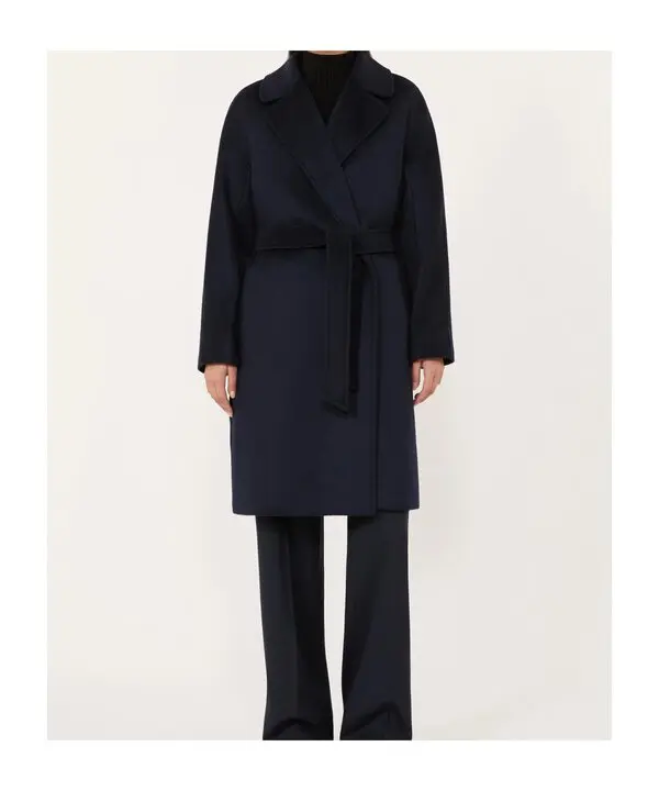 Max Mara Pedale Belted Wrap Coat