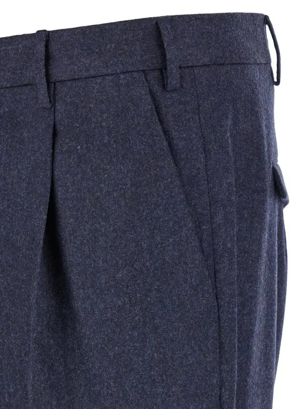 PT TORINO Mid-rise Pleated Trousers