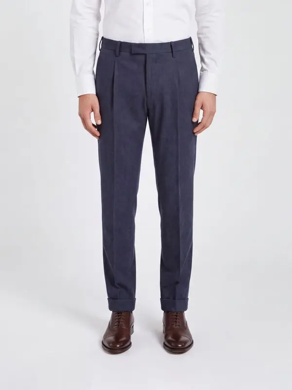 PT TORINO Mid-rise Pleated Trousers