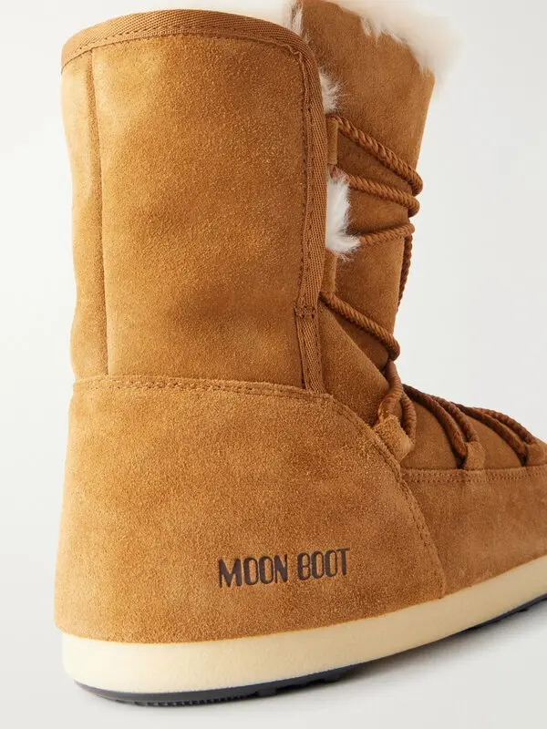 Moon Boot Suede Snow Boots